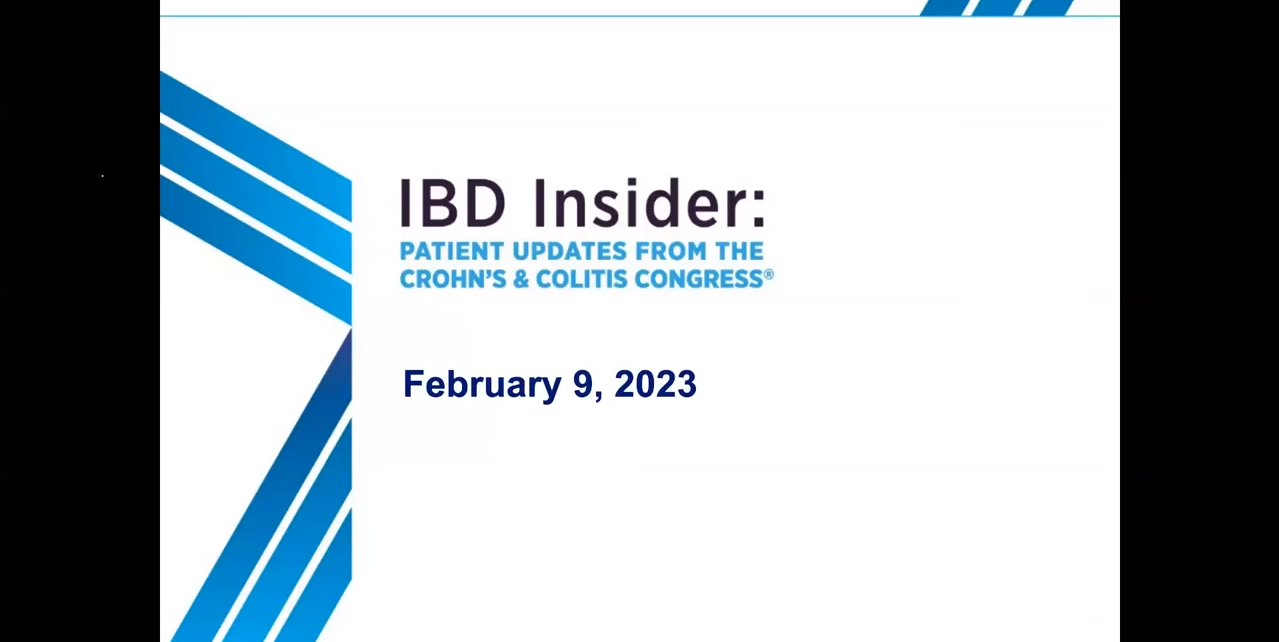 IBD Insider 2023: Patient Updates from Crohn's & Colitis Congress ...